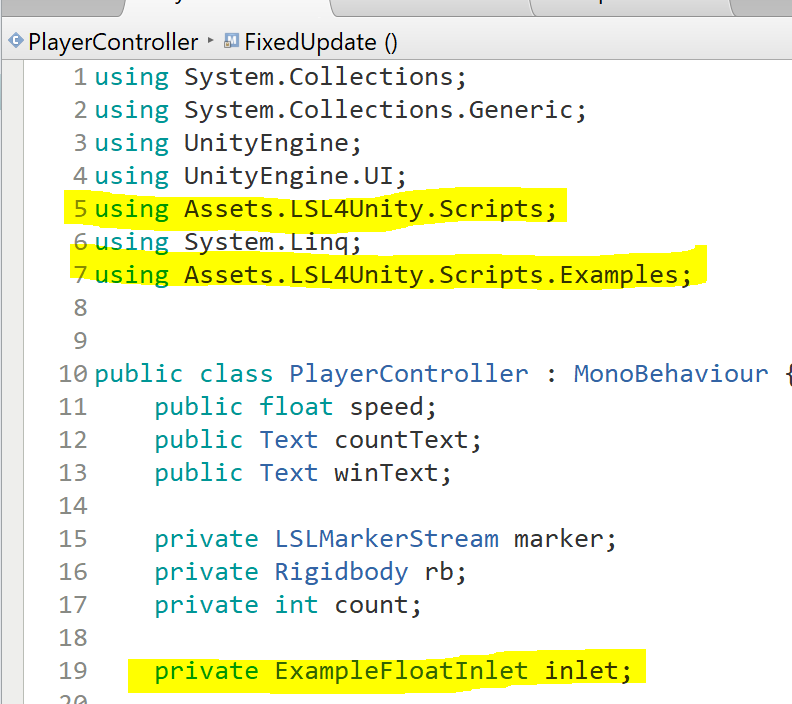 Receive Streams In Unity Eg From Openvibe Jelena Mladenovic